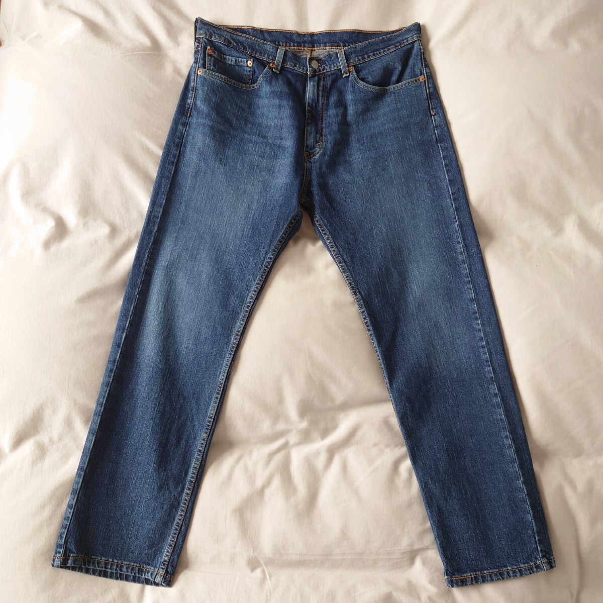 Levi's 505濃紺ジーンズ/デニムパンツ ストレッチ/古着/W36L30 Levi's 505濃紺ジーンズ/デニムパンツ ストレッチ/古着/W36L30