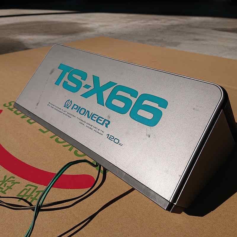 Yahoo!オークション - PIONEER TS-X66 カースピーカー ジャンク品 当時...