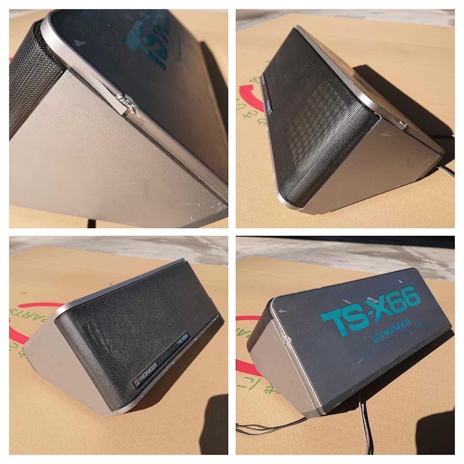 Yahoo!オークション - PIONEER TS-X66 カースピーカー ジャンク品 当時...