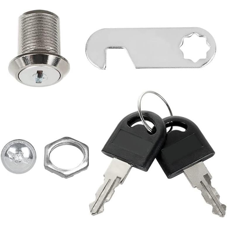 Yahoo!オークション - 16mm メールボックスロック 引き出し キャビネ...