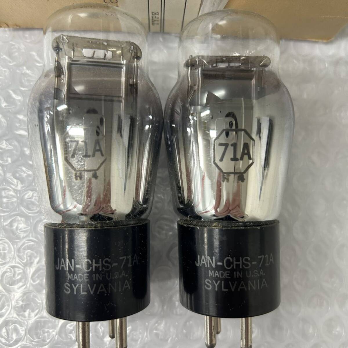 Yahoo!オークション - JAN-CHS-71A SYLVANIA 真空管 シルバニア 2本セ...