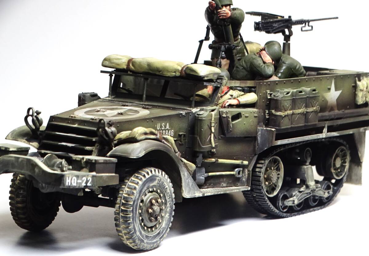 Yahoo!オークション - 1/35 アメリカ M21モーターキャリヤー 人形4体付...