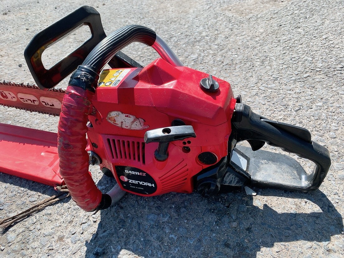 Yahoo!オークション - 動作良好 ZENOAH ゼノア G4211EZ エンジンチェー...