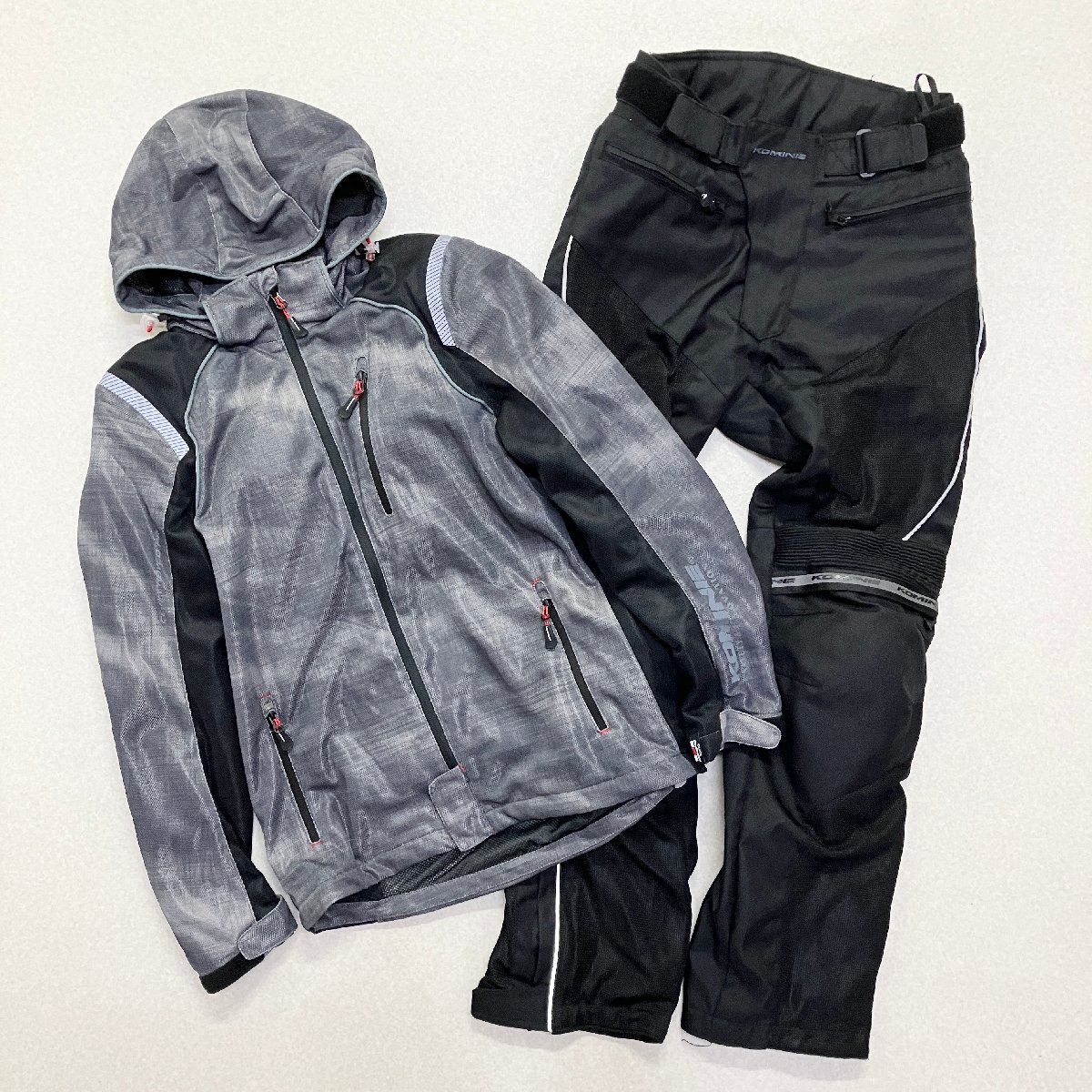 KOMINE コミネ ジャケット 07-135 パンツ 07-700 バイクウェア 2点売り プロテクター取り外し可 メッシュ レディース メンズ 2.32kg(その他)｜売買された ...