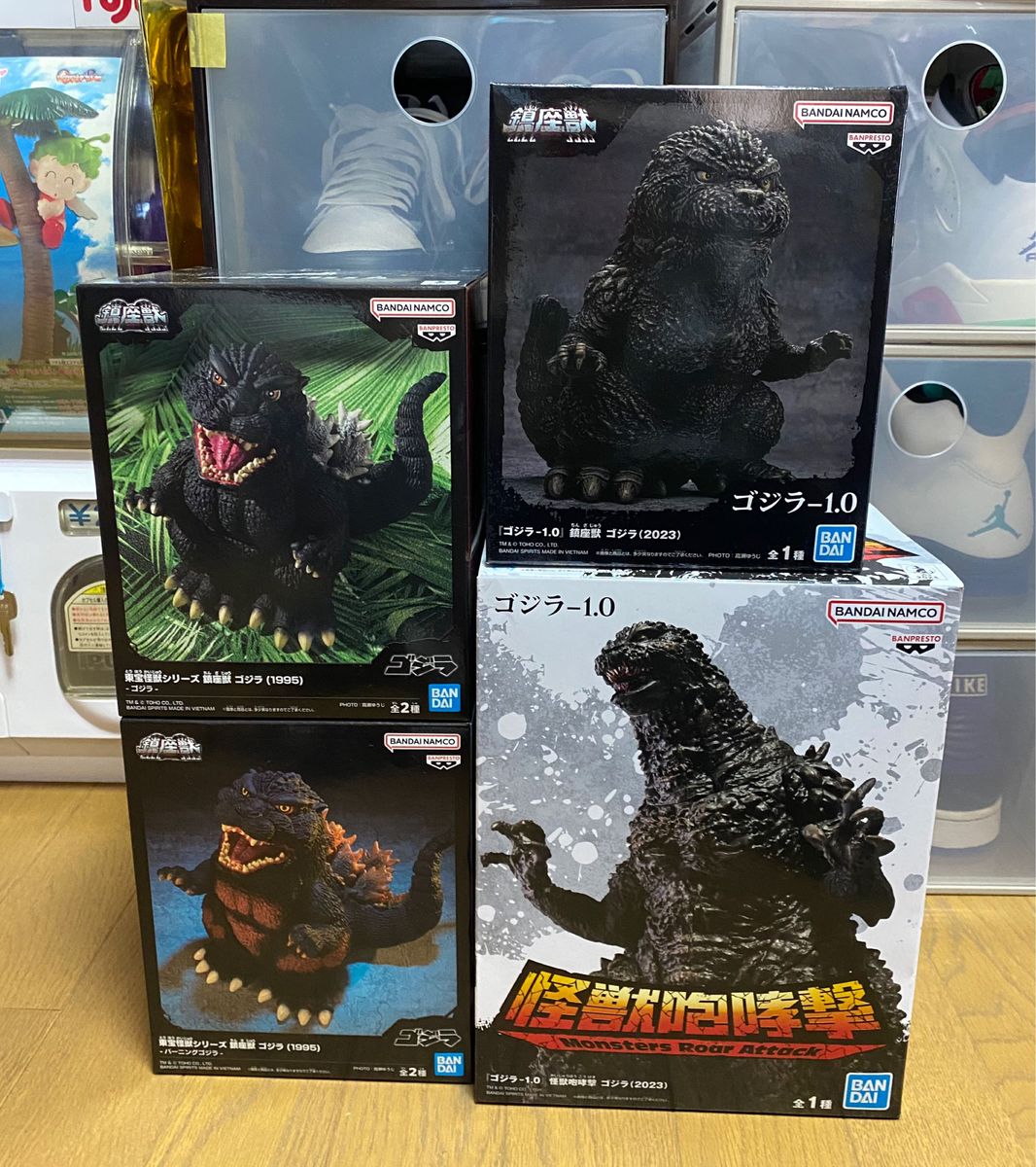 ゴジラ 鎮座獣 ゴジラ-1 0 鎮座獣 怪獣咆哮撃 4体セット ゴジラ 鎮座獣 ゴジラ-1 0 鎮座獣 怪獣咆哮撃 4体セット