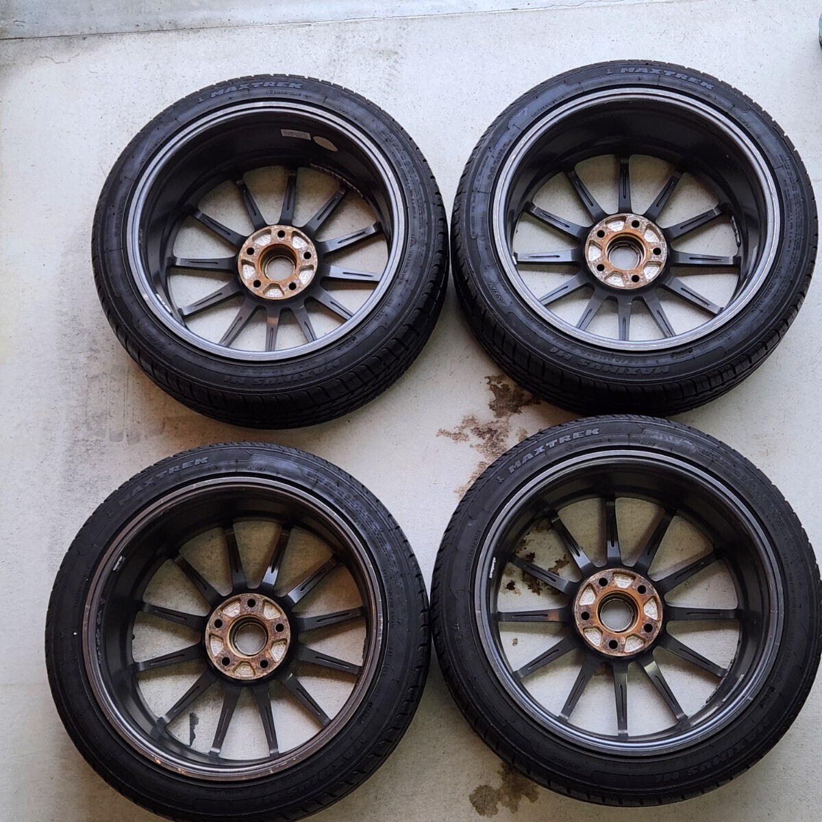 Yahoo!オークション - ENKEI エンケイ PF03 18インチ 7.5J +48 pcd114...