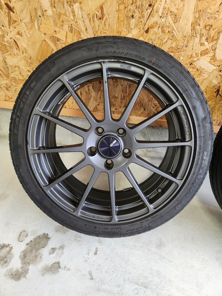 Yahoo!オークション - ENKEI エンケイ PF03 18インチ 7.5J +48 pcd114...