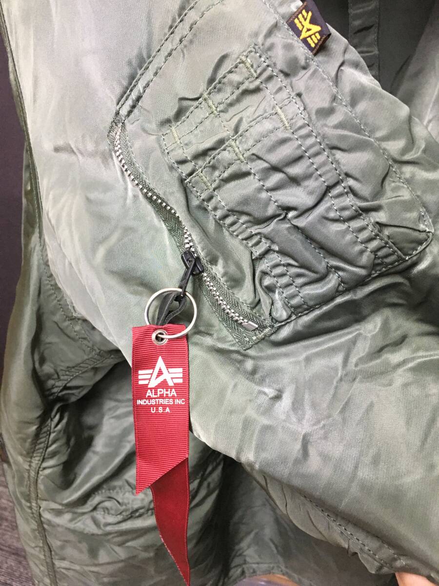 Yahoo!オークション - EY-034 ALPHA INDUSTRIES アルファ パーカー フ...