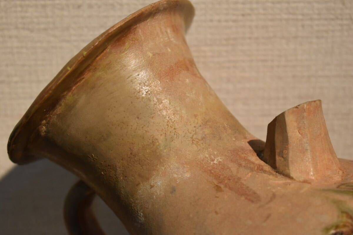 Yahoo!オークション - 【GE】Y506【コレクター所蔵品】時代 三彩鳥図水...