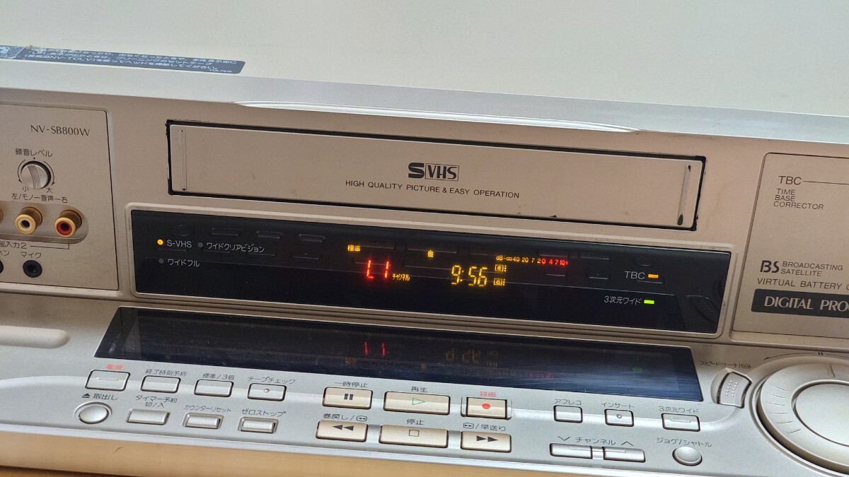 Yahoo!オークション - パナソニック s-vhs nv-sb800 (ジャンク)