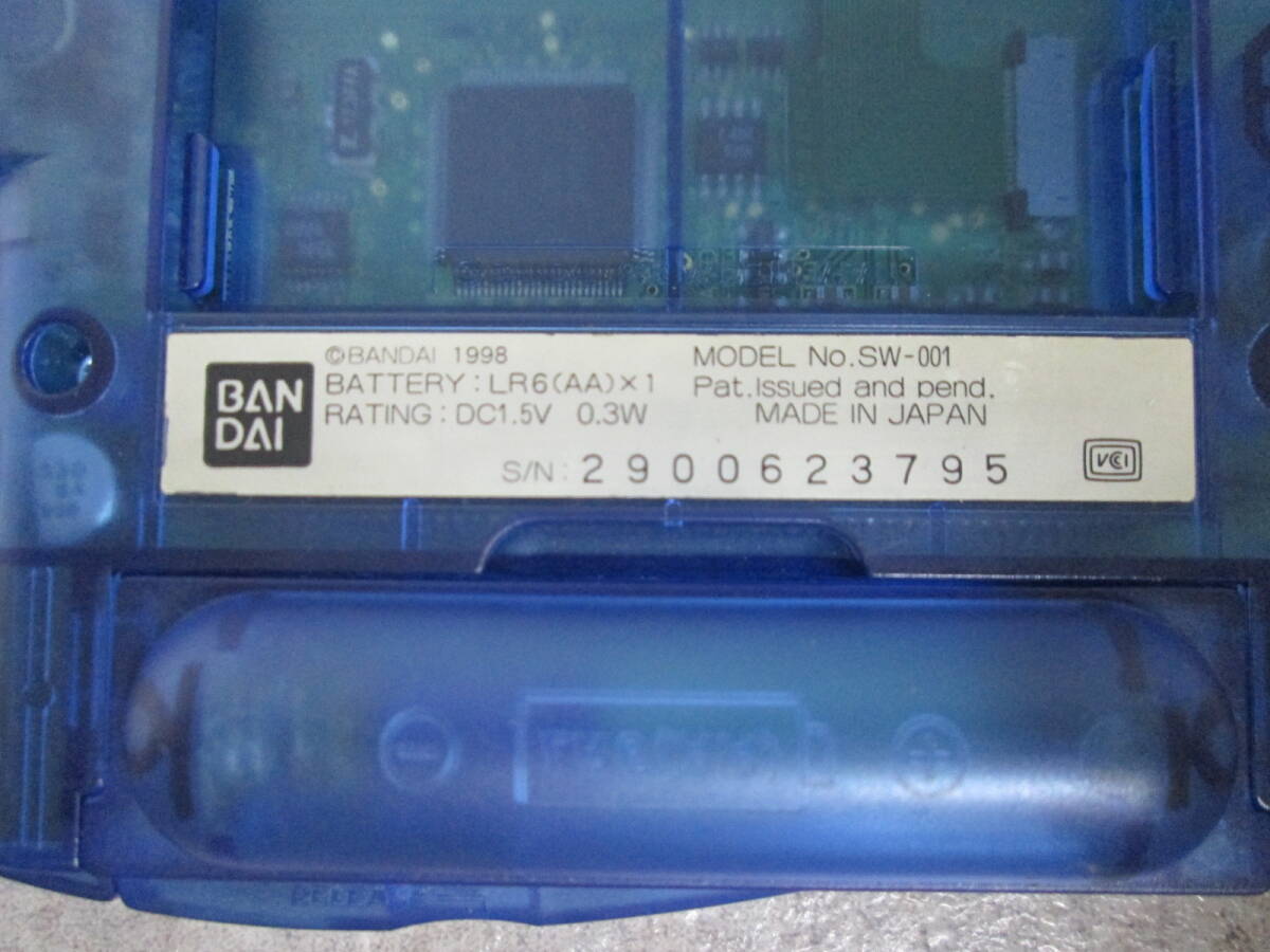 0327h Y0304 BANDAI バンダイ WonderSwan ワンダースワン SW-001 スケルトンブルー 本体のみ ジャンク 通電 動作未確認(ワンダースワン)｜売買された ...