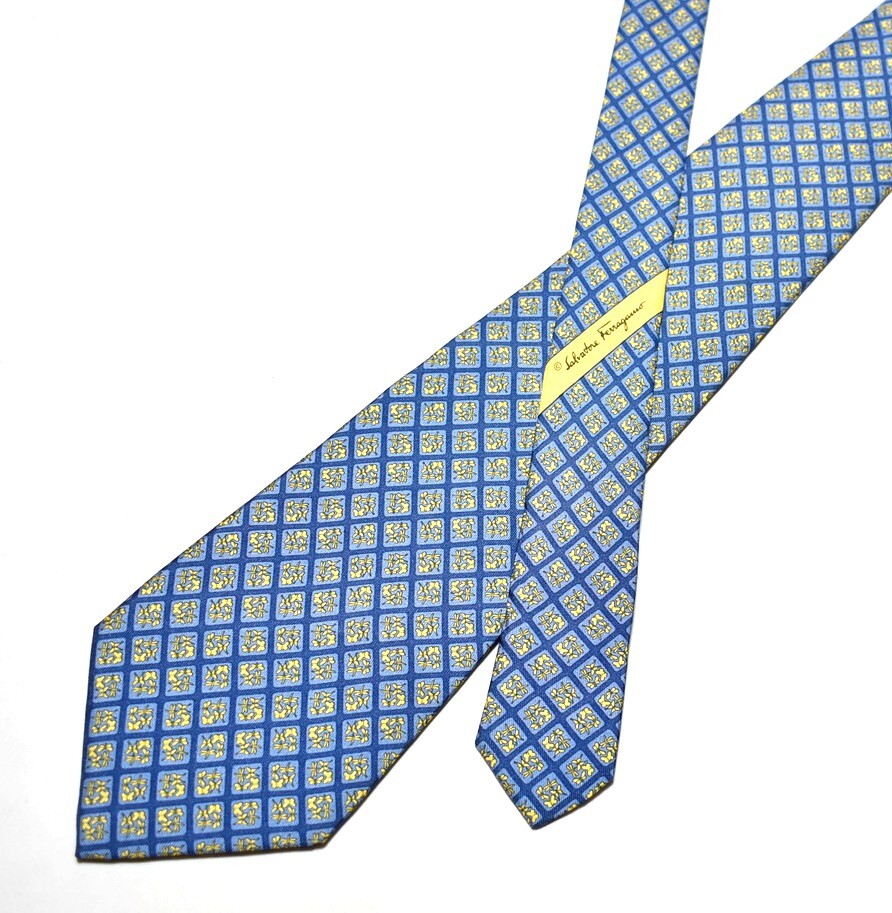 Yahoo!オークション - A353 フェラガモ ネクタイ パターン柄