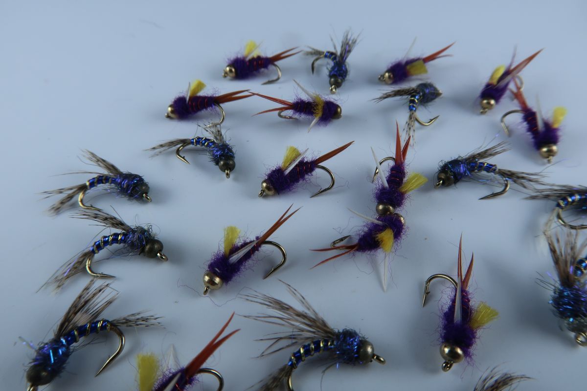 Yahoo!オークション - 完成品フライ Nymph ミクスセット サイズ #14 24...