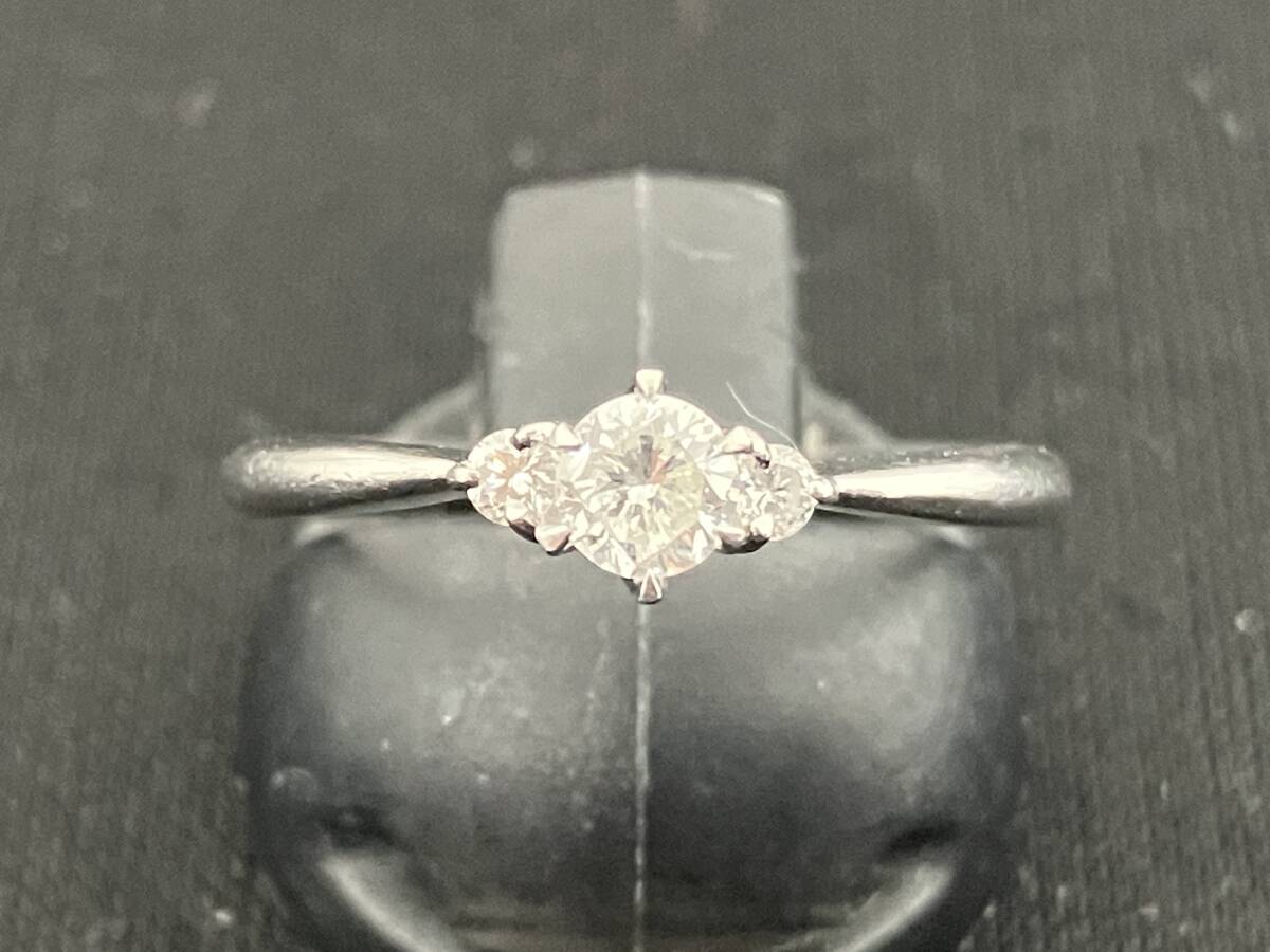 Yahoo!オークション - Pt900／D0.236／0.06ct／#11／2.7g／指輪