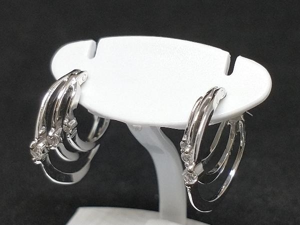 K18 18金 WG ダイヤモンド デザイン ピアス ホワイトゴールド D0.05ct 2.6g 店舗受取可(ホワイトゴールド台)｜売買されたオークション情報、yahooの商品情報をアーカイブ ...