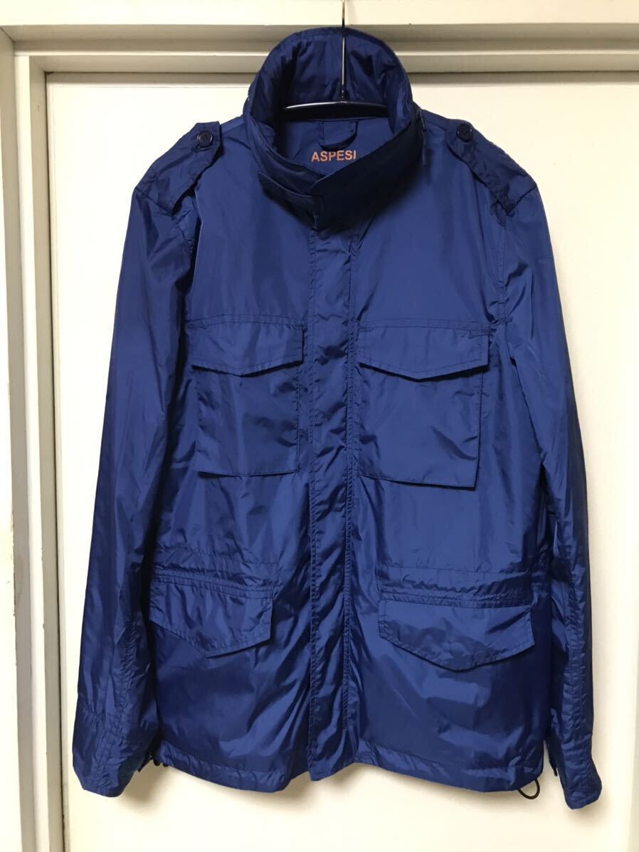 ASPESI アスペジ/ M-65 ナイロン パッカブル ブルゾン MINIFIELD VENT BLUE Msize(M-65)｜売買されたオークション情報、yahooの商品情報をアーカイブ ...