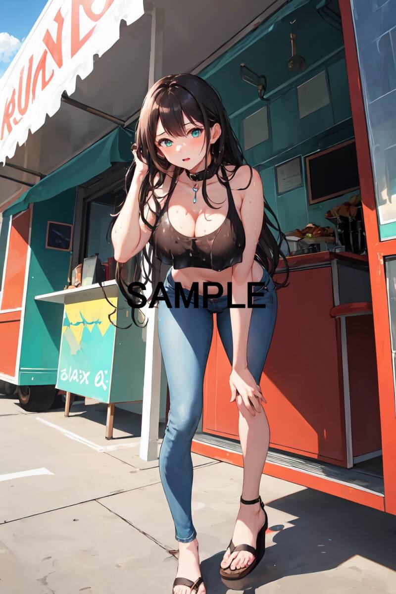 Yahoo!オークション - No.317-8【全て1点もの】『A4サイズ 美女ポスタ...