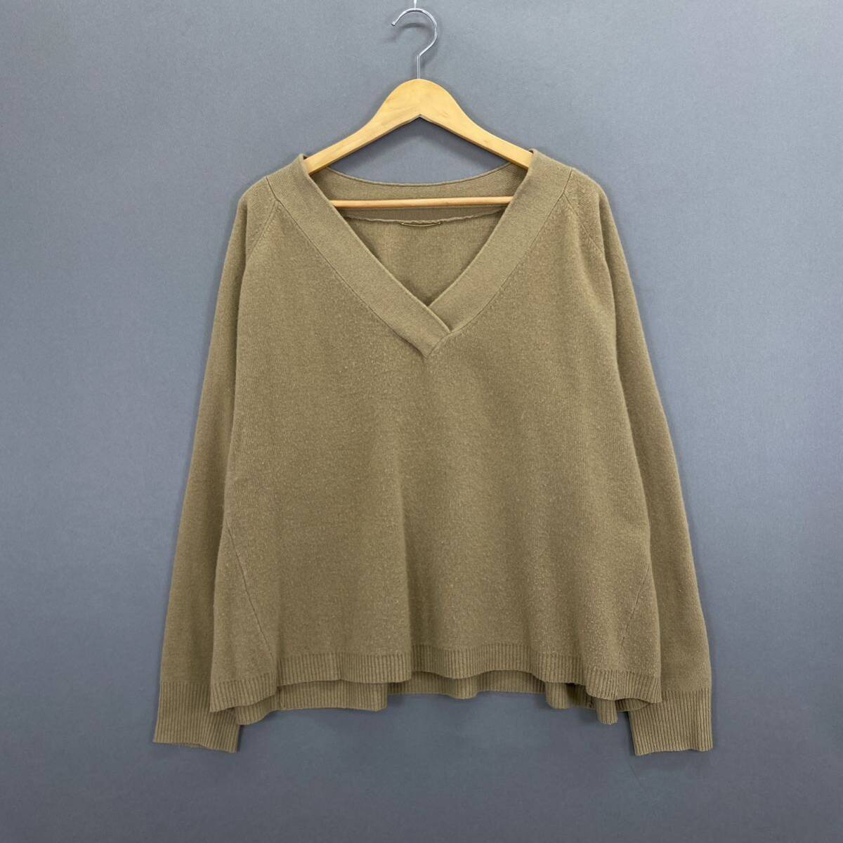 Yahoo!オークション - Kc25《大きいサイズ》Vネックニットセーター プ...