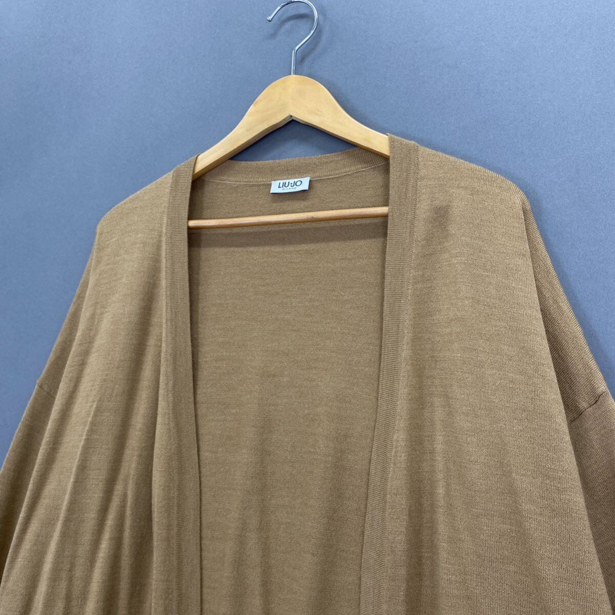 Yahoo!オークション - Kc25 LIU JO リウ・ジョー 長袖カーディガン ロ...