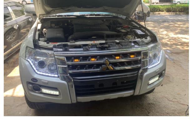 Yahoo!オークション - 新品 三菱 パジェロ V97 V73 V93 フロントグリル...