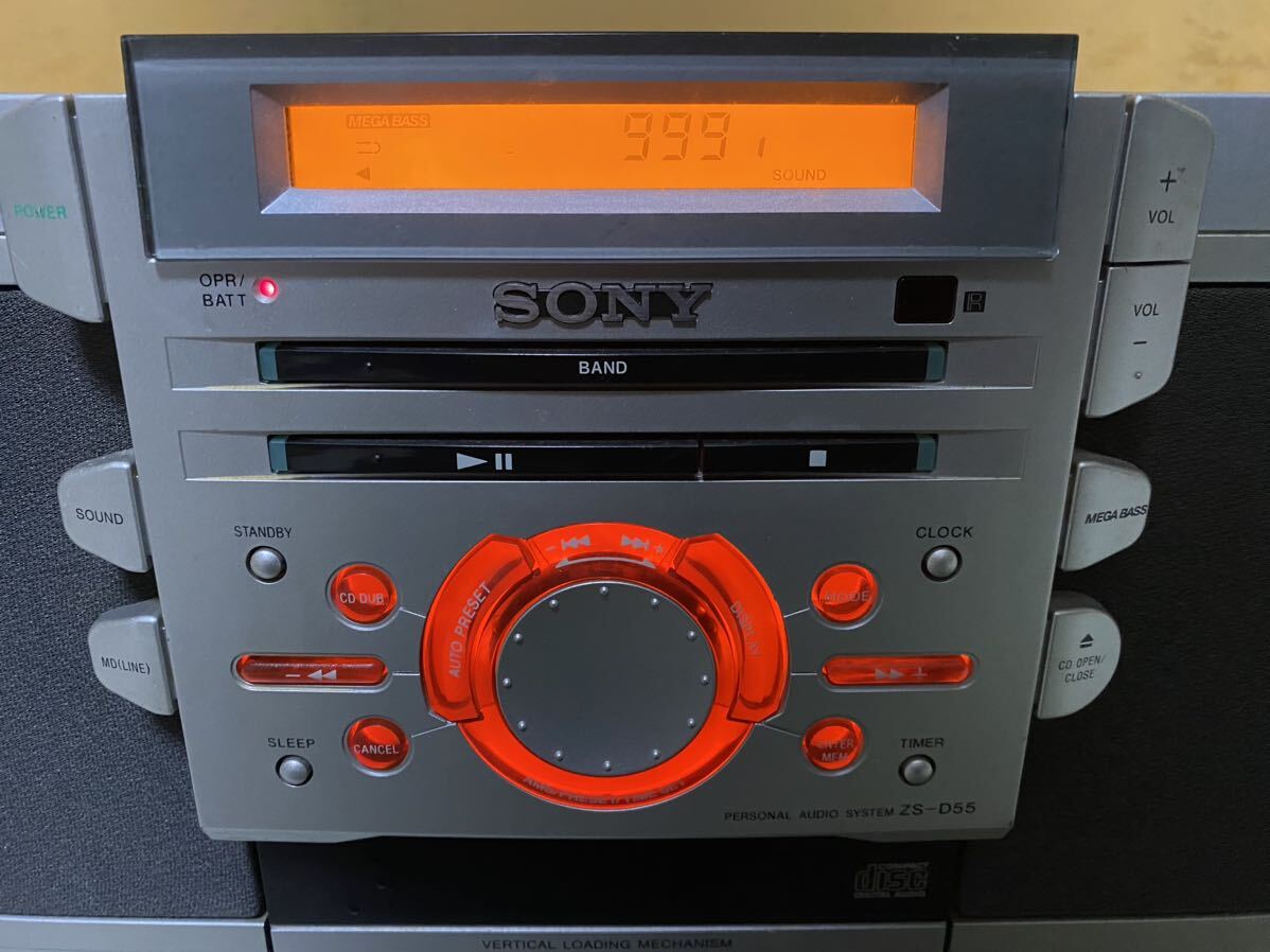 Yahoo!オークション - SONY ソニー MODEL ZS-D55 CDラジカセ ラジカセ ...