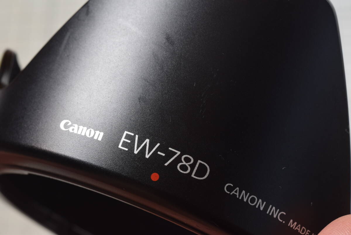 Yahoo!オークション - ＃718 AF CANON 純正フード（専用品） EW-78D EF...
