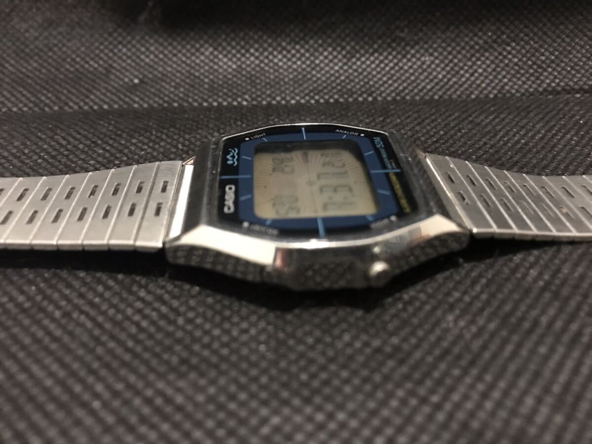 稼働 Casio Aa 92w Blue Thunder Module 103 デジタル クォーツ 腕時計 超 品 80s アナデジ カシオ
