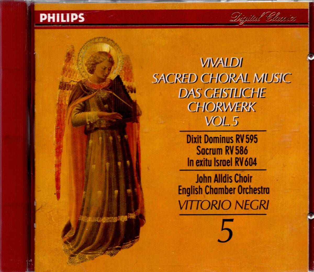 Yahoo!オークション - b396 ヴィヴァルディ SACRED CHORAL MUSIC Vol.5...