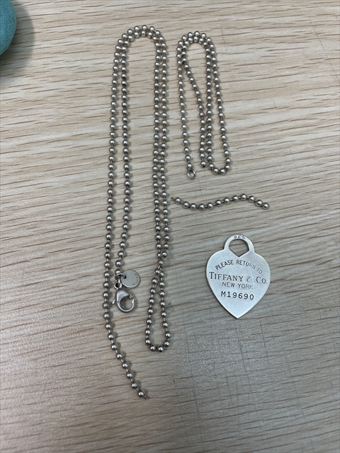 上11885 Tiffany & Co ティファニー 925 ネックレス PLEASE RETURN TO リターントゥ ボールチェーン(リターントゥティファニー)｜売買されたオークション情報 ...