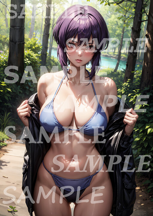 Yahoo!オークション - C881)攻殻機動隊 草薙素子 A4ポスター 同人イラ...