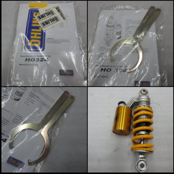Yahoo!オークション - OHLINS オーリンズ リヤショック グロム HO324 2...