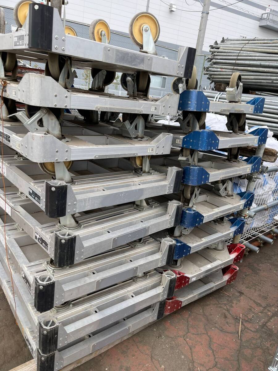 Yahoo!オークション - [税込]中古 ピカ アルミ6輪台車 CAF-6 最大積...