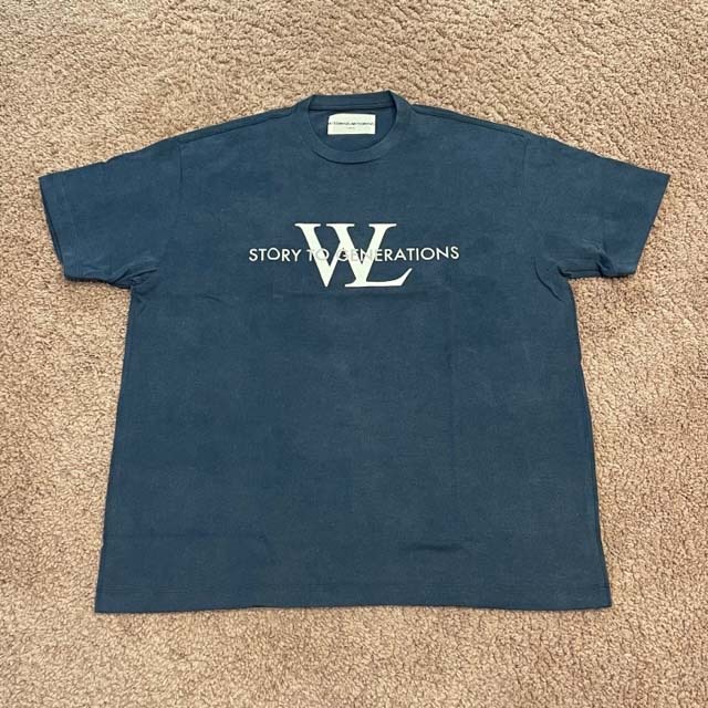 Yahoo!オークション - WHIZ/WL T-SHIRT/NAVY/Msize/ビンテージ加工