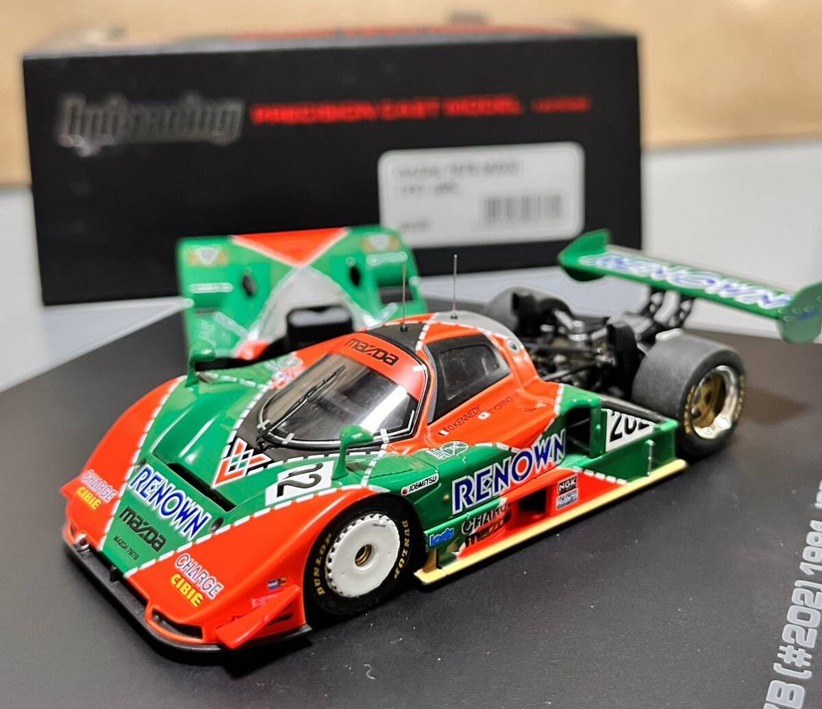 Yahoo!オークション - hpi racing 1/43 MAZDA 787B #202 1991 JSPC マ...