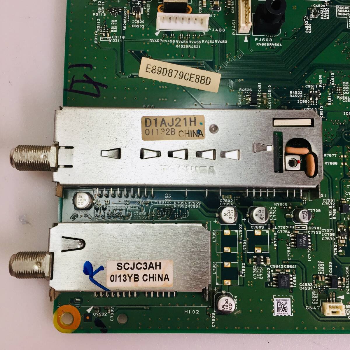 Yahoo!オークション - TOSHIBA REGZA 42型 液晶テレビ 42RE1 メイン基板