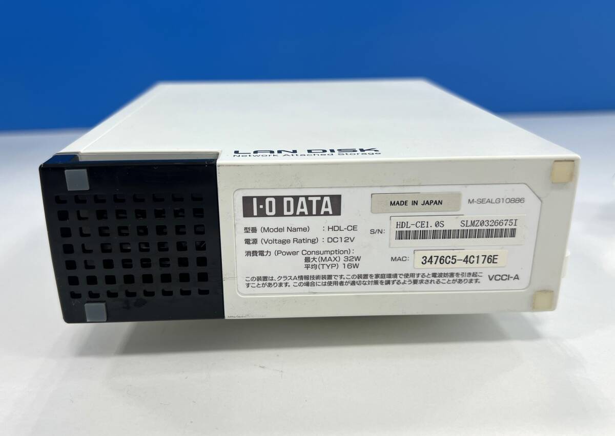 Yahoo!オークション - I-O DATA LAN DISK HDL-CE1.0S NAS 1TB 動作確...