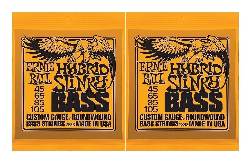 Yahoo!オークション - ERNIE BALL 2833 HYBRID SLINKY ベース弦2SET ...