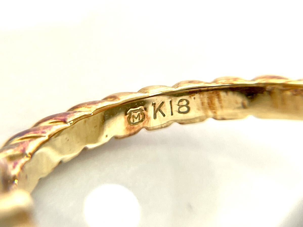 MIKIMOTO ミキモト リング 指輪 パール 真珠 K18 GOLDゴールド 750 地金 ブランド アクセサリー ヴィンテージ18金 アンティーク ケース付き(指輪)｜売買された ...