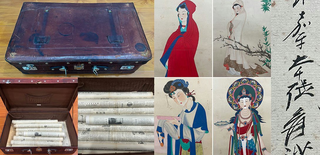 Yahoo!オークション - 観心・時代旧蔵 C166中国書画 張大千 人物図鏡...