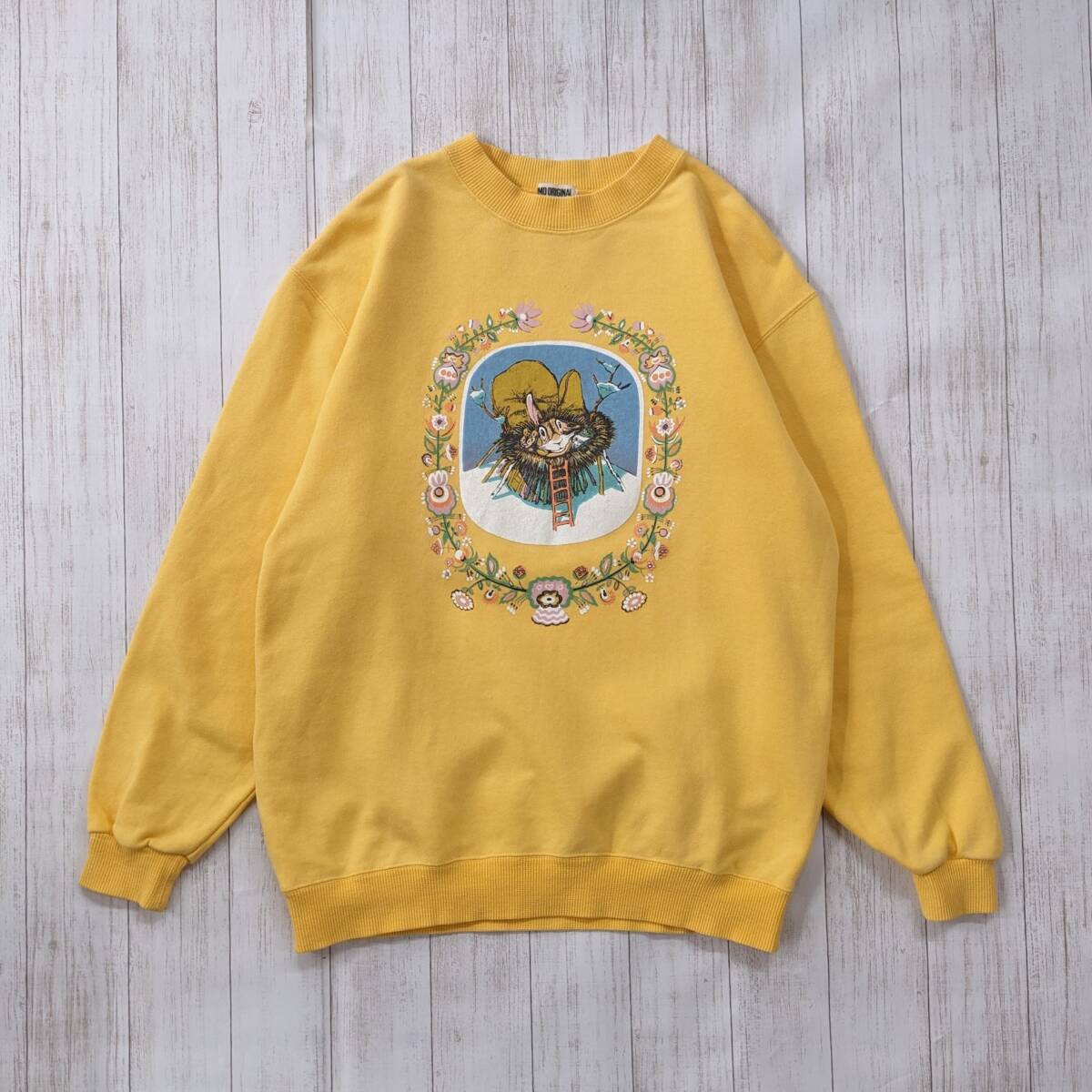 TOMO ORIGINAL/トモオリジナル/林明子/80S/ヴィンテージ/うさぎ カエル ねずみレトロプリントスウェット(Mサイズ)｜売買されたオークション情報、yahooの商品情報を ...