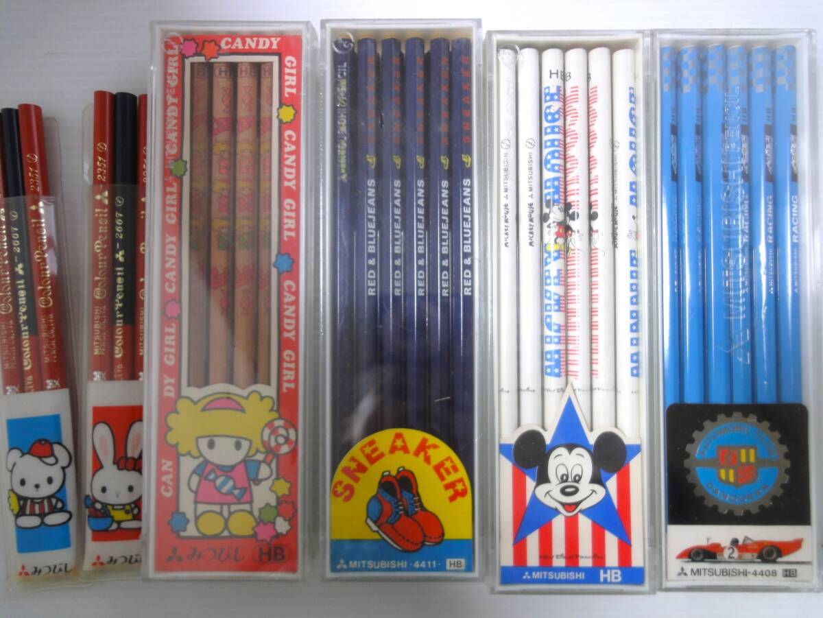 Yahoo!オークション - 昭和 三菱鉛筆 HB 4ダースと赤鉛筆3本入2組ケー...