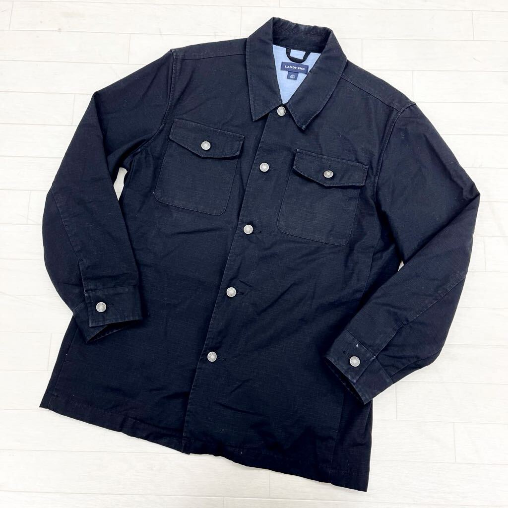 Yahoo!オークション - 1371 LANDS' END ランズエンド トップス シャツ ...