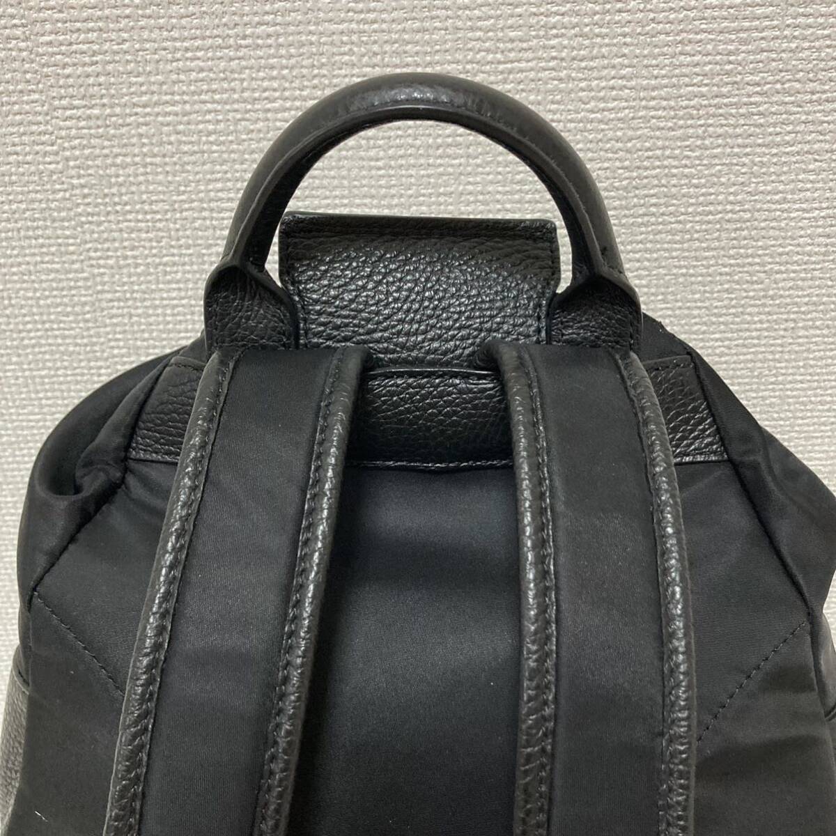 良品 ATAO アタオ オールデイ リュック バッグ レザー ナイロン 良品 ATAO アタオ オールデイ リュック バッグ レザー ナイロン