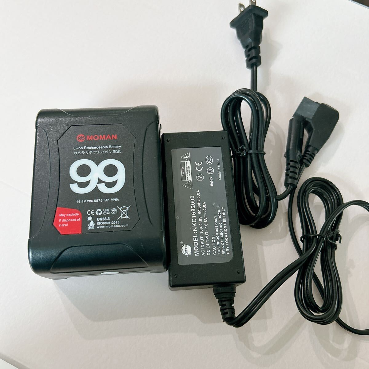 Yahoo!オークション - MOMAN 99 Vマウントバッテリー 14.4v