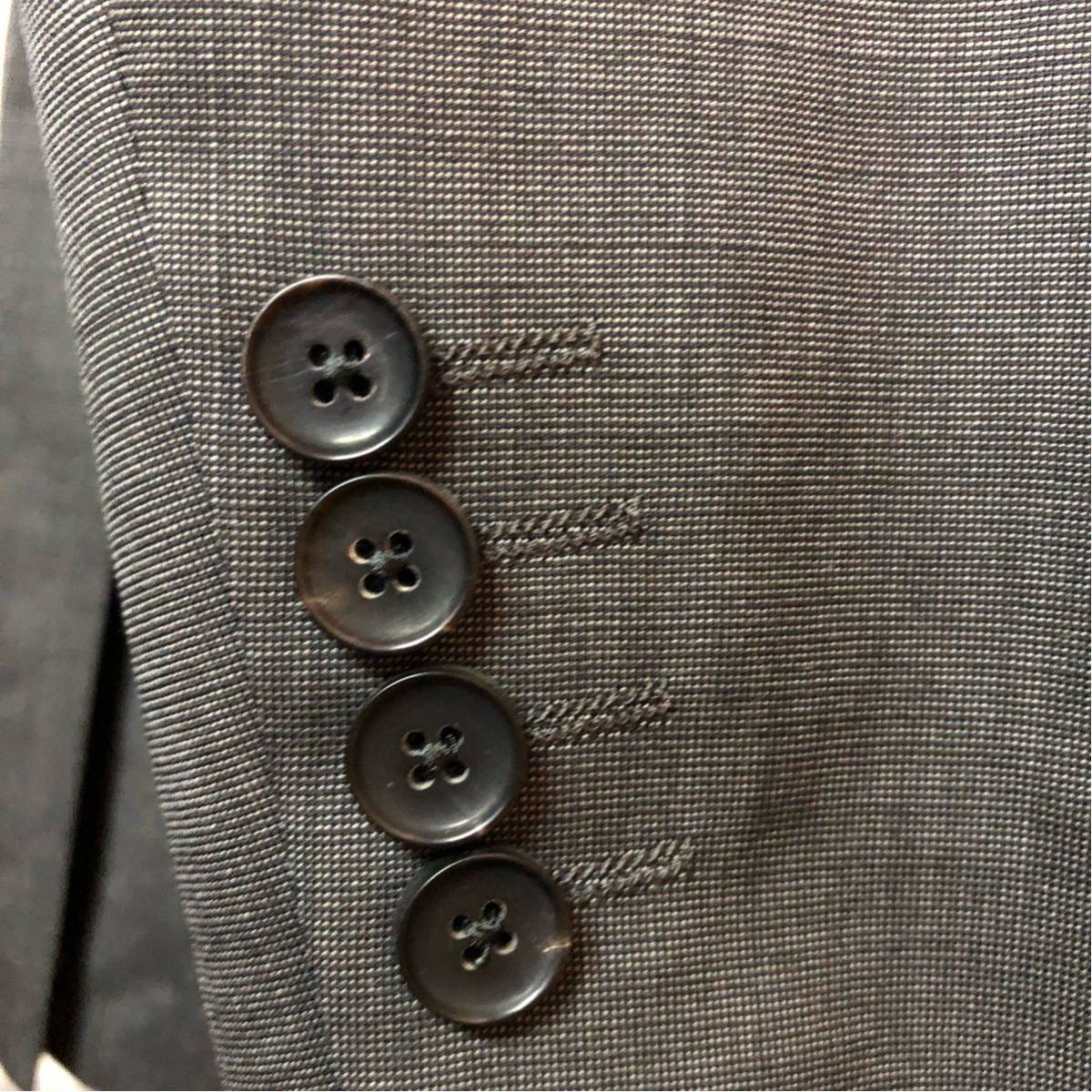 Yahoo!オークション - 訳あり品 AB9(94)【春夏物メンズスーツ】グレー...