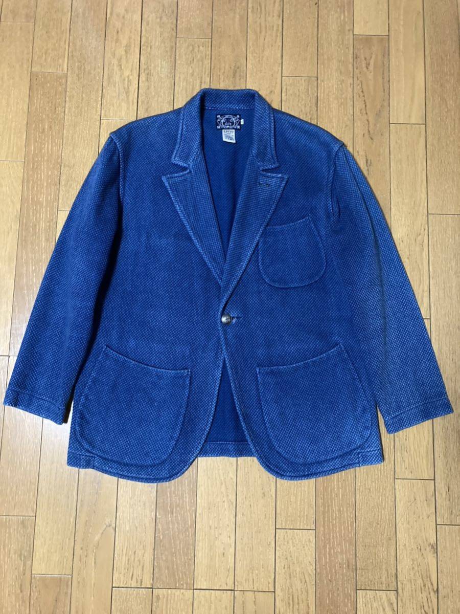 Yahoo!オークション - EVISU 刺し子 テーラードジャケット 40 EVIS エ...