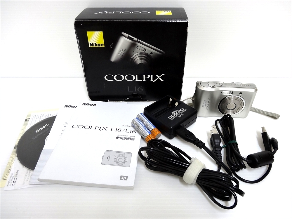 Yahoo!オークション - Nikon ニコン COOLPIX L16 デジタルカメラ 箱・...