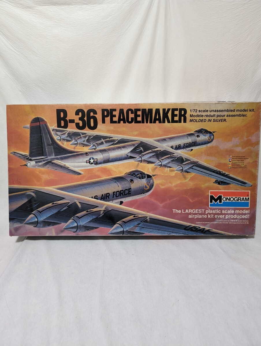 Yahoo!オークション - 【新品・未組立】モノグラム 1/72 B-36 PEACE MA...