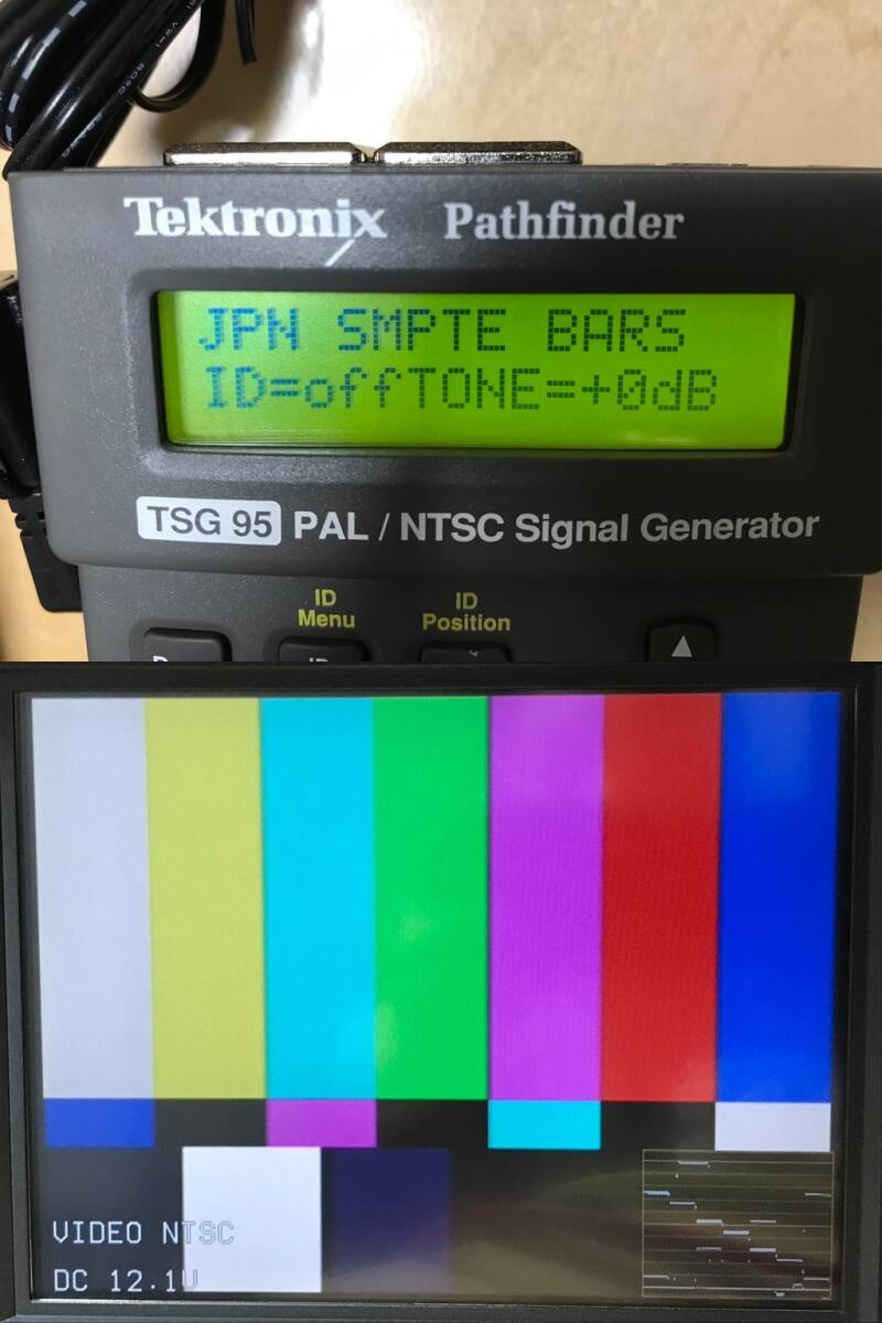Yahoo!オークション - Tektronix TSG95 PAL/NTSC Signal Generator シ...