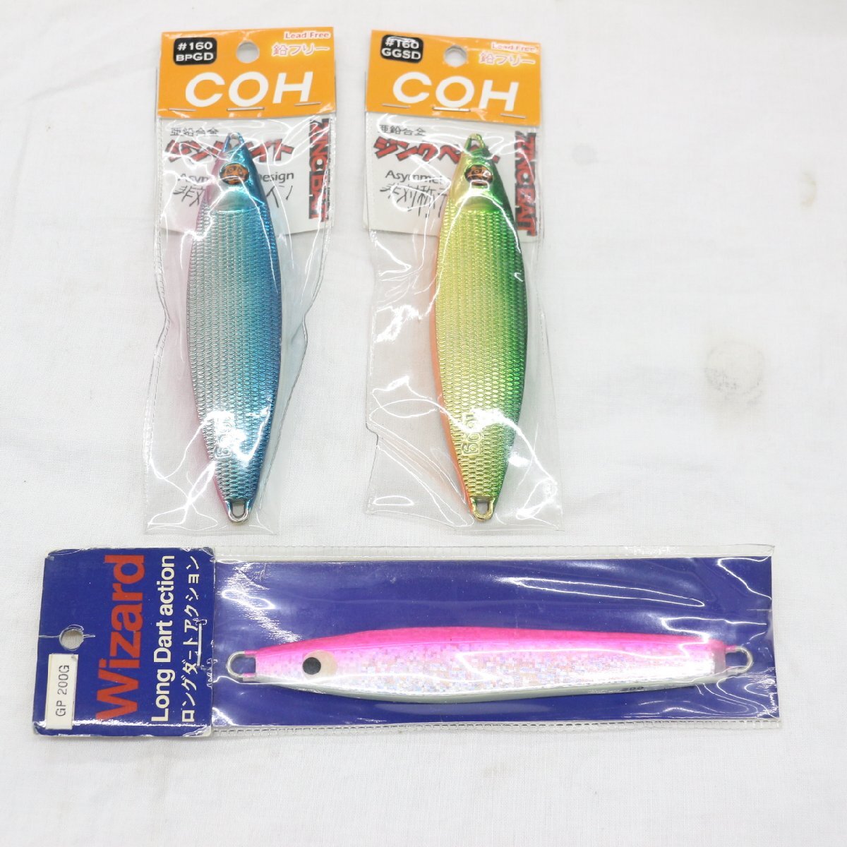 Yahoo!オークション - COH ジンクベイト 160g2個と ウィザードロン...